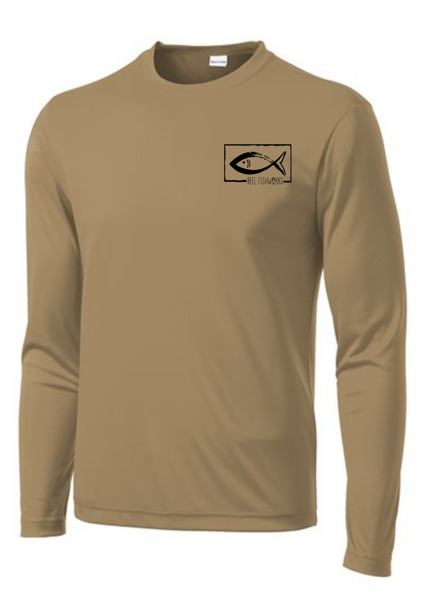 Long Sleeve Dry Fit, Fish Logo – ReelFishWorks.com
